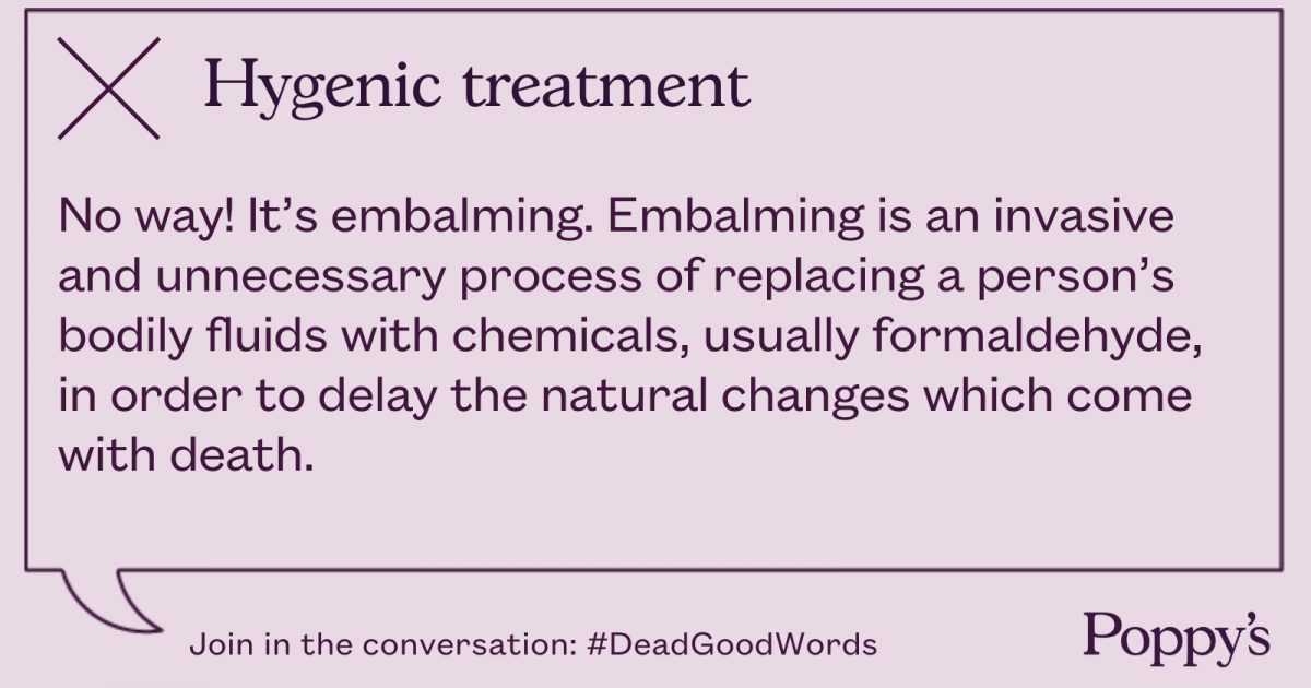 Embalming — Your questions answered – Poppy's Blog – Poppy's Funerals