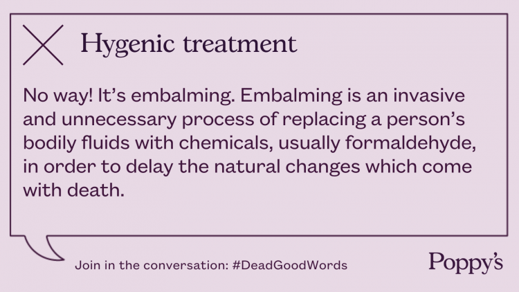 Embalming — Your questions answered – Poppy's Blog – Poppy's Funerals